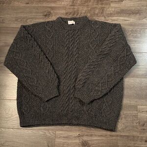 Nonia | Sweaters | Nonia Newfoundland Handknits Wool Cable Knit Sweater ...